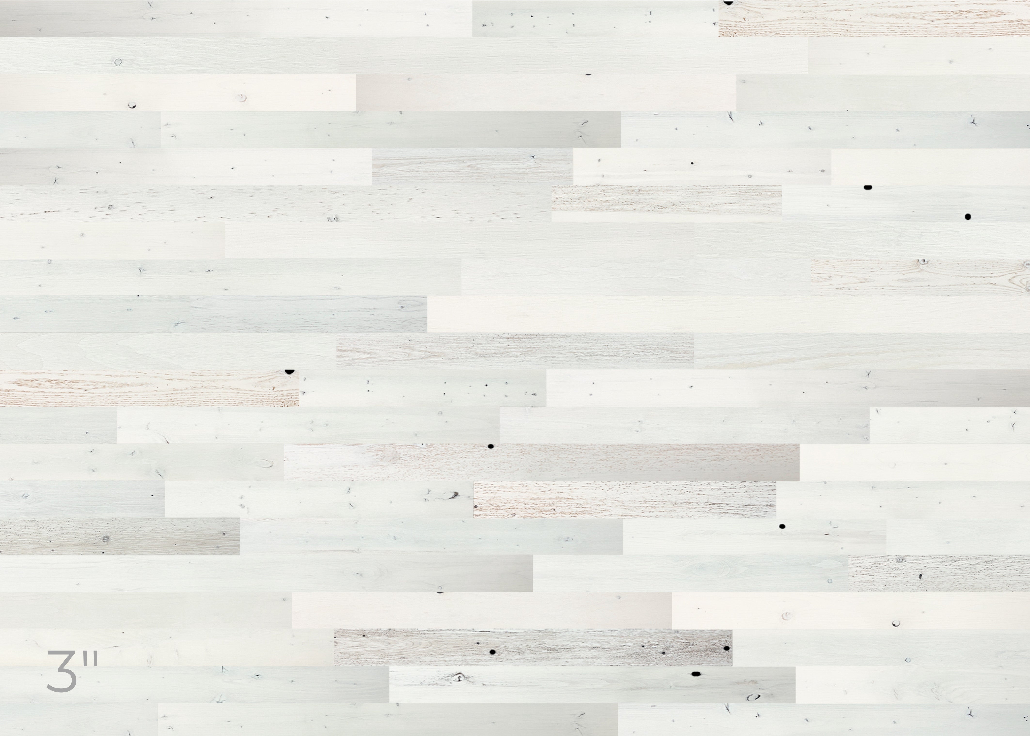 Sample Reclaimed Wooden Wall Paneling Color White